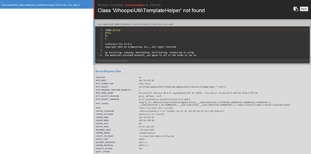 Class 'Whoops\Util\TemplateHelper' not found - General Help - FreePBX ...