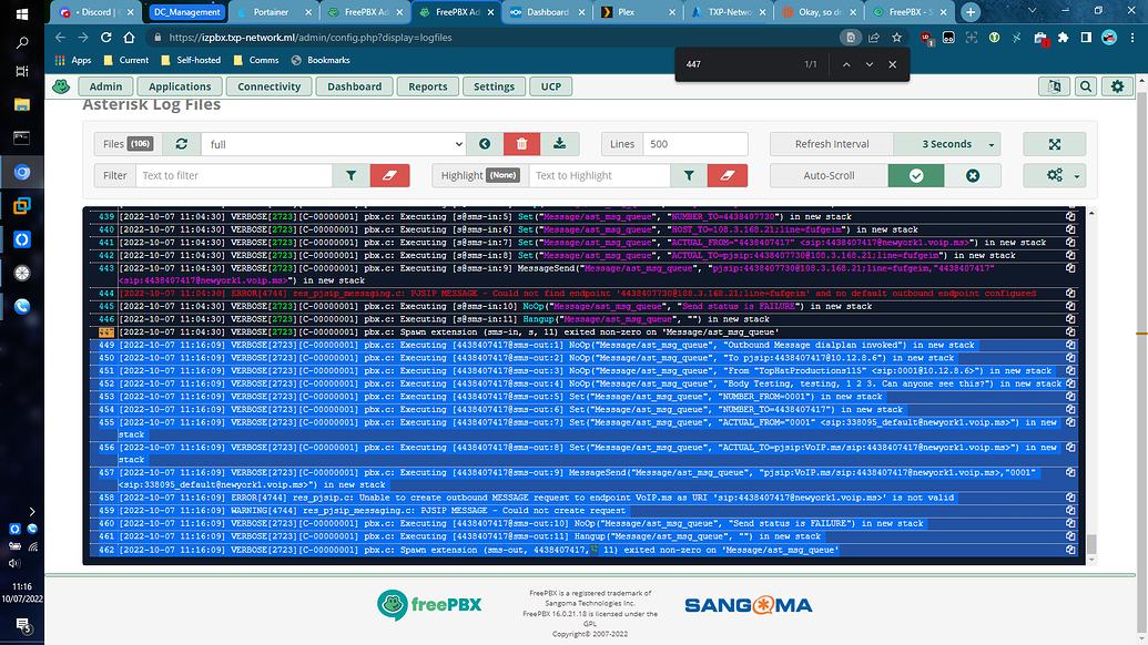 FreePBX - SMS and MMS Configuration - Providers - FreePBX Community Forums