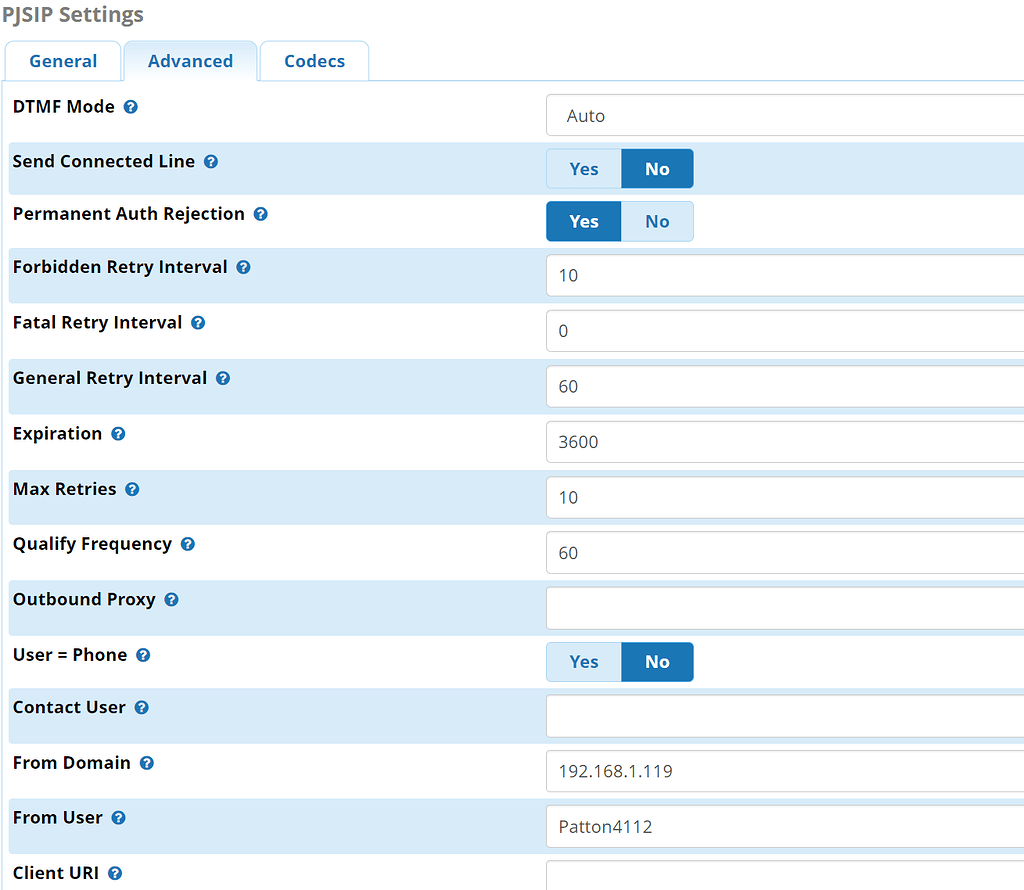 Patton 4112 pjsip Unable to receive incoming calls - Endpoints - FreePBX Community Forums