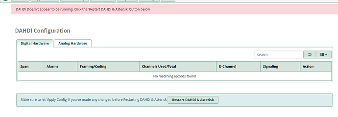 How to install Dahdi Config FreepBX17 - Applications / Modules ...