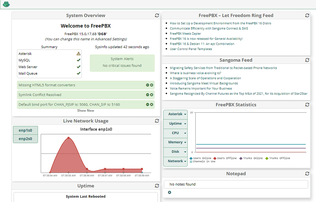 Freepbx Web Gui and Session - General Help - FreePBX Community Forums