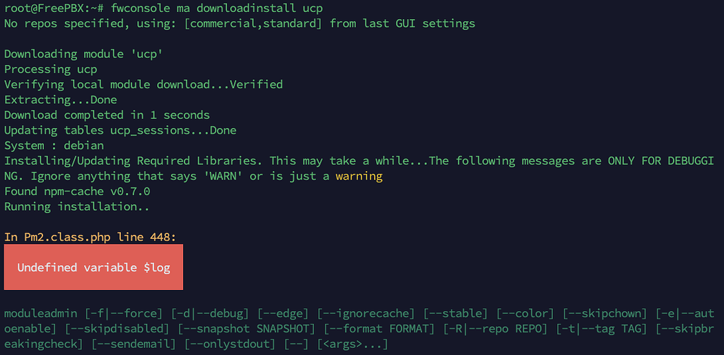 FreePBX 17 // Installation UCP fails - Installation / Upgrade - FreePBX ...