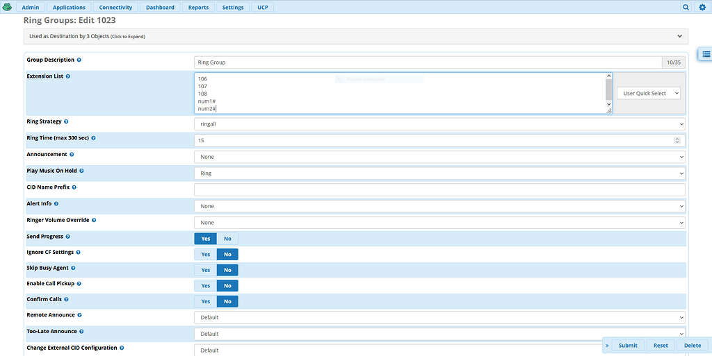 Ring group with several external number - Applications / Modules - FreePBX Community Forums