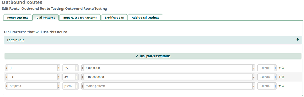 Dial Pattern Misconfiguration - Configuration - FreePBX Community Forums