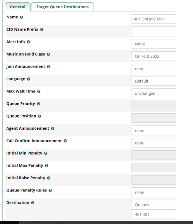 Queue and extension waiting music - Applications / Modules - FreePBX Community Forums