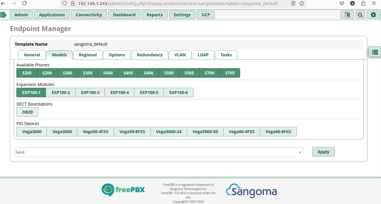 Auto Provisioning S505 on freepbx where to get user and pass? - Endpoint Manager - FreePBX ...
