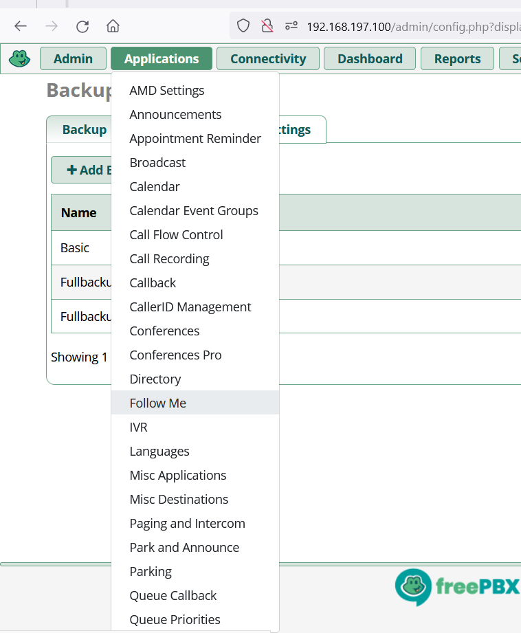 Extensions does not appear under Applications menu - Beta Program Issues - FreePBX Community Forums