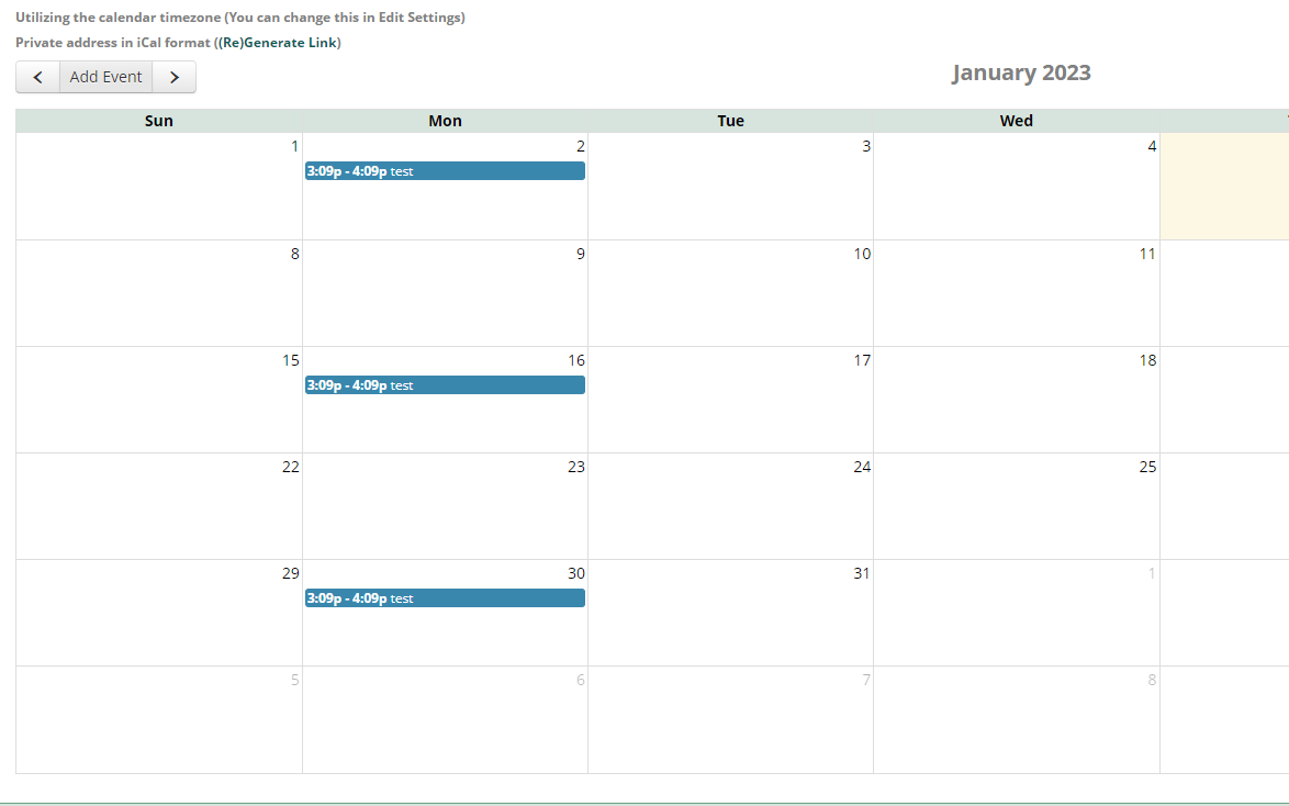 FreePBX Local Calendar Does Not Allow Editing Or Deletions Of Events In FreePBX Local Calendar Does Not Allow Editing Or Deletions Of Events In