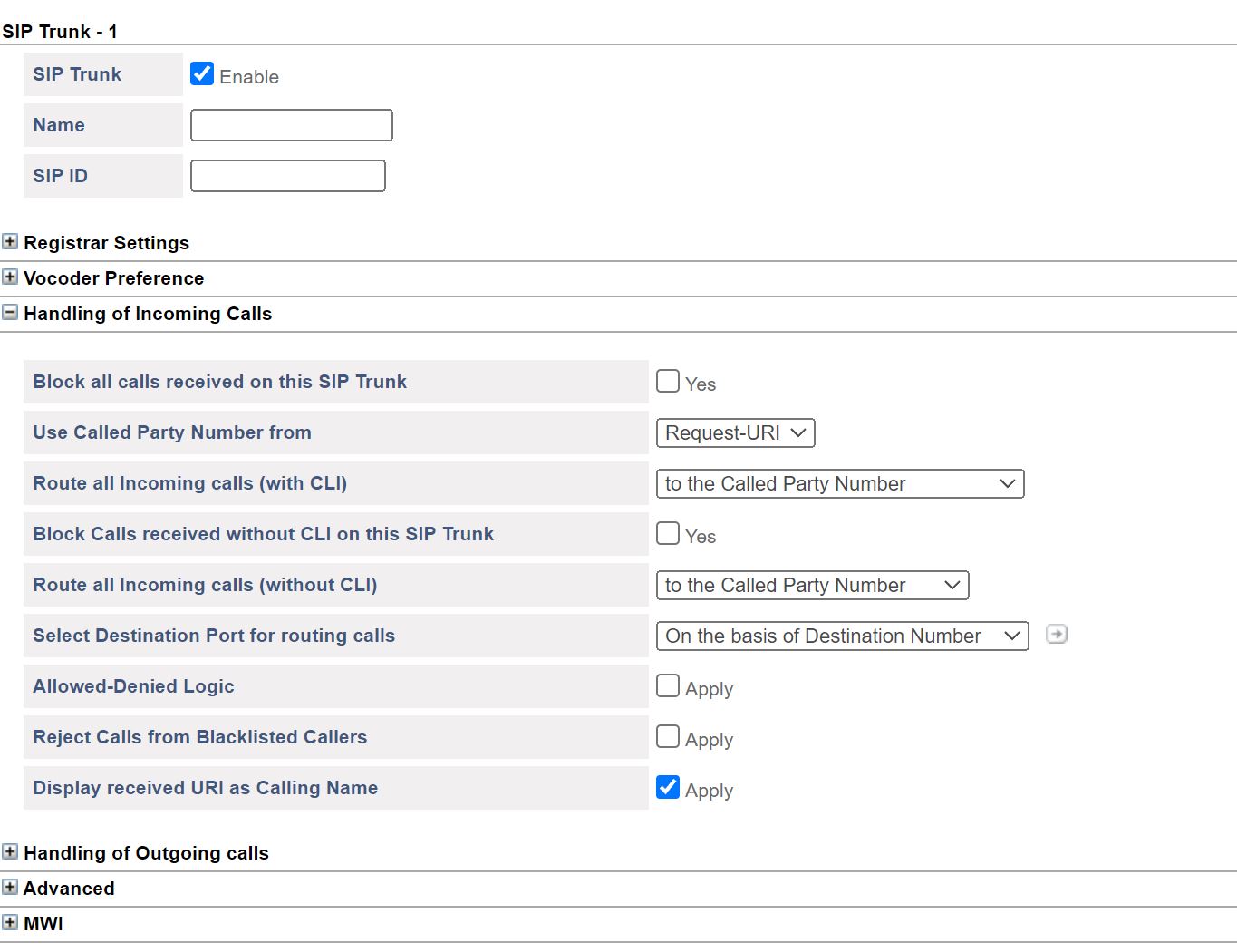 freePBX to IP PBX - outgoing calls taken as answered - Endpoints - FreePBX Community Forums